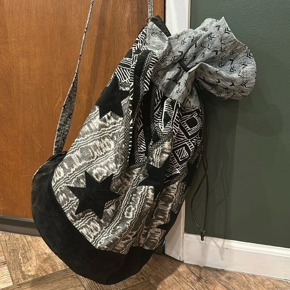 koos | Bags | Vintage Koos For Meyers Leather Backpack Duffle Bag ...